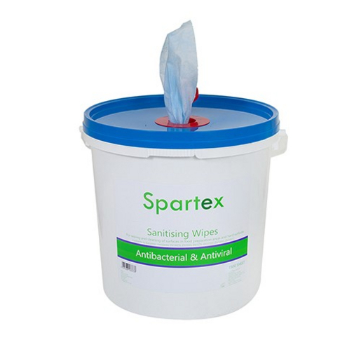 Sanitising surface wipes Spartex - ref. UK-WIPES3/500 SP - RUBIX UK