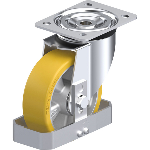 Schwerlast-Antriebsrad mit Nabennut, mit Polyurethan-Laufbelag Blickle ...