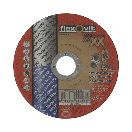 Flexovit Mega-Line Maxx - Doorslijpschijven Flexovit - ref. 66252844450 - RUBIX webshop