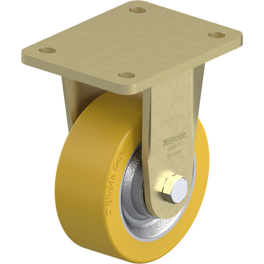 Roulette pivotante en tôle d’acier avec platine à visser, roue avec ...