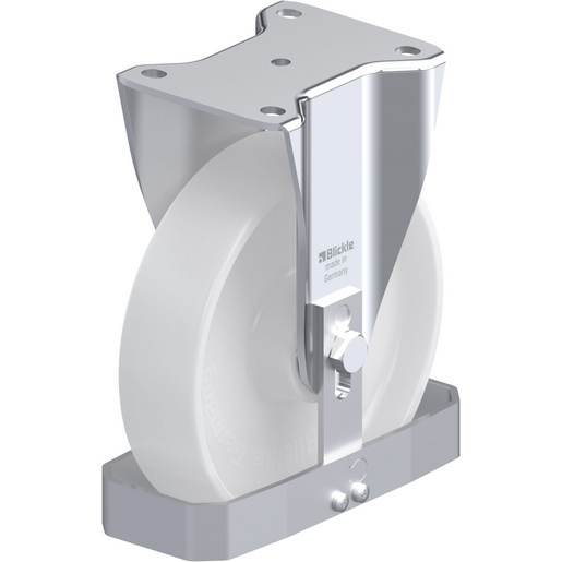 Schwerlast-Rad mit Elastik-Vollgummireifen, mit Guss-Radkörper Blickle ...