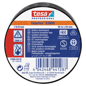 tesaflex 53988 - Ruban d'isolation PVC pour isoler et marquer les ...