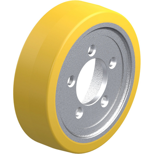 Roue motrice fortes charges, avec bande de roulement en polyuréthane Blickle Extrathane®, avec ...