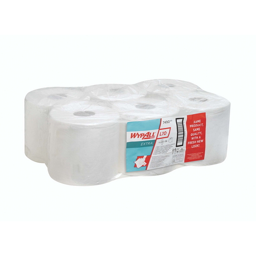 WypAll® Food & Hygiene Wiping Paper L10 Centrefeed for Roll Control ...