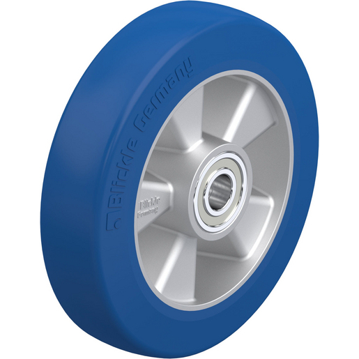 Zwaarlast-flenswiel, met elastisch massief rubber band , met ...