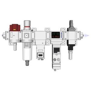 Système de gestion de l'air, compatible IO-Link SMC - réf. AMS40-QFB006 ...