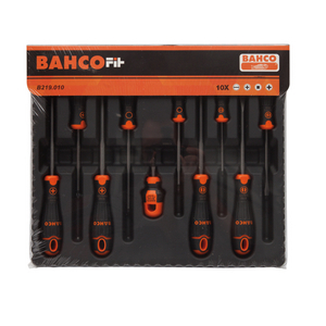 BahcoFit Slotted/Phillips Screwdriver Set with Rubber Grip - 8 Pcs ...