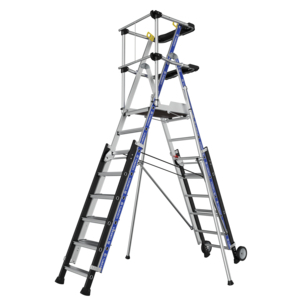 Plate-forme Sherpascopic - garde-corps lisses Tubesca-Comabi - réf ...