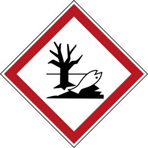 GHS-Symbol (GHS) - Gefahr für die aquatische Umwelt. Brady - ref ...