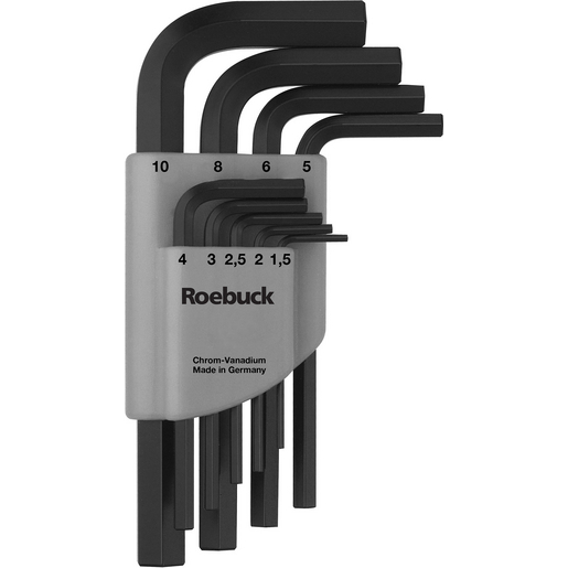 9 pieces metric hexagon key set - phosphate Roebuck - ref. 4971649 ...