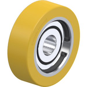 Rueda giratoria de acero inoxidable, con agujero pasante Rueda para ...