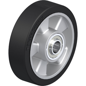 Roue motrice fortes charges avec rainure de clavette, avec bandage en ...