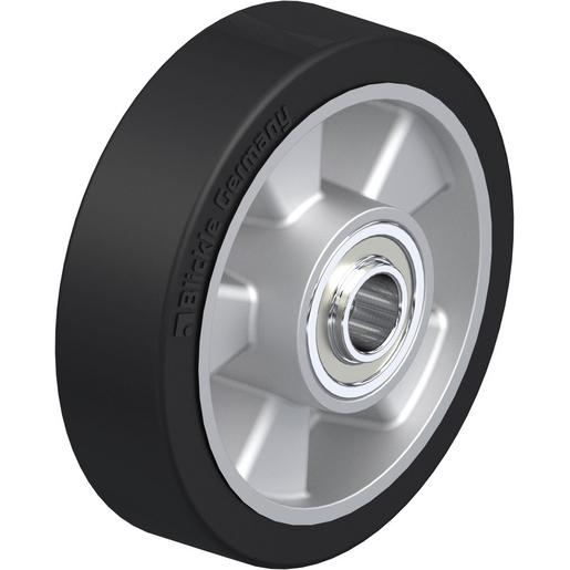 Roue motrice fortes charges avec rainure de clavette, avec bandage en ...