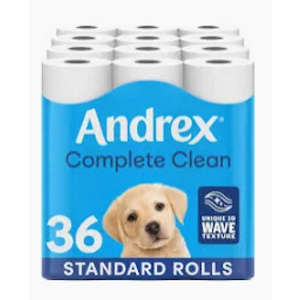 ANDREX 4970108 COMPLETE CLEAN TOILET TISSUE 190 SHEETS Andrex - ref ...