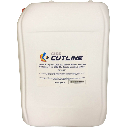 Fluide biologique bidon de 20 litres GISS Cutline - réf. 863257 - Rubix