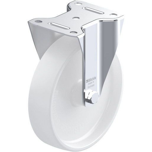 Roulette pivotante en tôle d’acier avec trou central, roue avec bandage ...