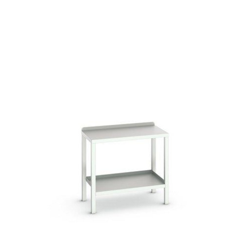 verso welded bench with steel worktop WxDxH: 1000x600x910mm RAL 7035 ...