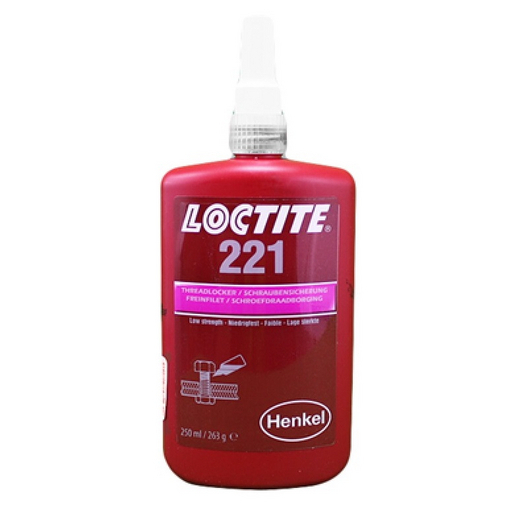 Loctite Thread Locking Adhesive Loctite - ref. 221 250ML - RUBIX UK