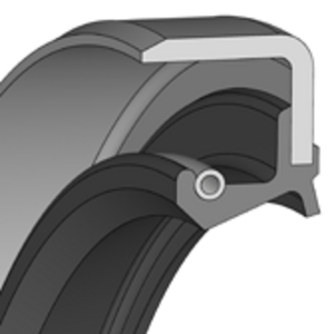 WBS Wellendichtring Dichtomatik - ref. WBS 35X52X10 NBR 70 - RUBIX ...