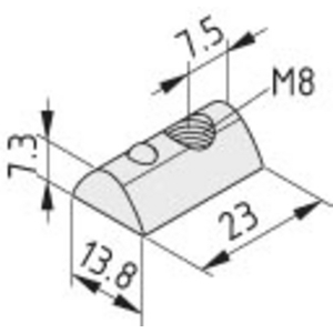 Nutenstein VA item - ref. 0.0.388.49 - RUBIX Deutschland