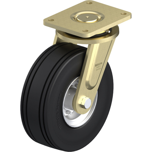 Roulette pivotante fortes charges en acier mécano soudé, version ...