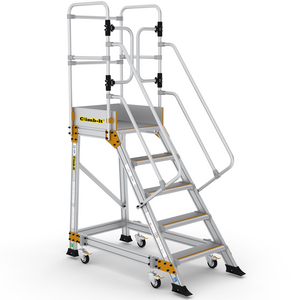 Aluminium Safety Steps Climb-It - ref. CAR605 - RUBIX UK