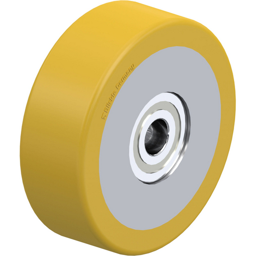 Roulette pivotante en tôle d’acier, version fortes charges, avec ...