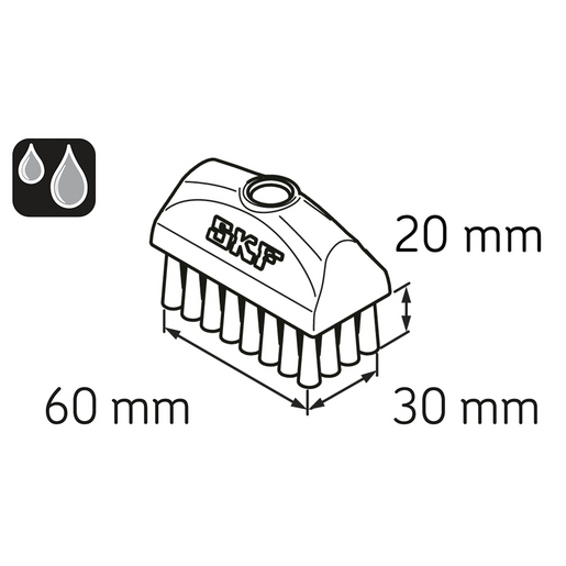 SKF Brush SKF Mapro - ref. LAPB 3X7E1 - RUBIX UK