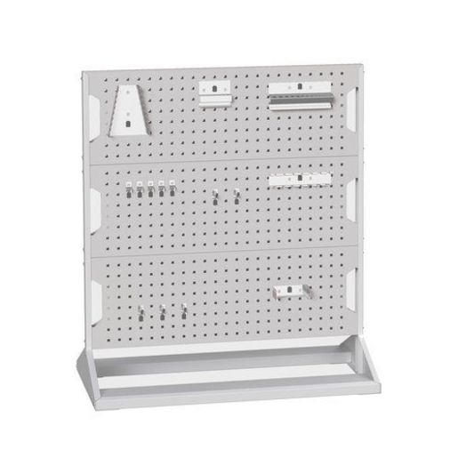 perfo panel rack double sided & hook kit with 6 panels and 40 piece ...