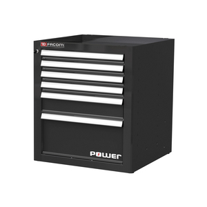 Enkele onderkast met 6 laden en zwarte Power-lade - JETLine Facom - ref ...