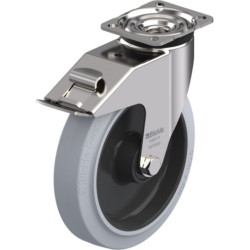 Roulette pivotante en tôle d’acier, version lourde, roue fortes charges ...