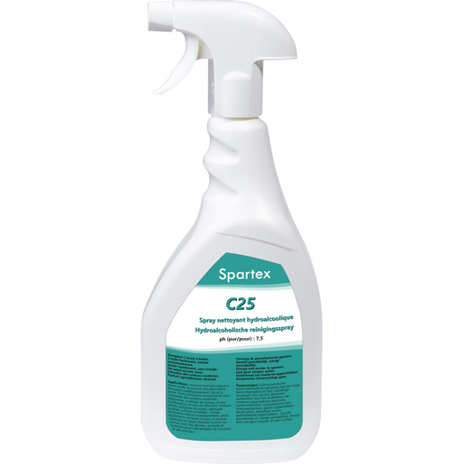 Spray nettoyant hydroalcoolique C25 Spartex - réf. 843461 - Orexad Brammer