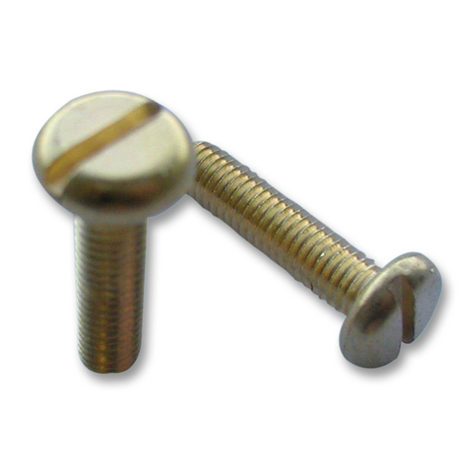 Metal screw Rubix-UK Rubix-UK - ref. M4X12MSPANSLT-BRS/100 - RUBIX UK