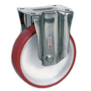 RUOTA 60 125X35 POLIURETANO NUCLEO POLIAMMIDE 6 SUPP. FISSO NLX 605603 ...