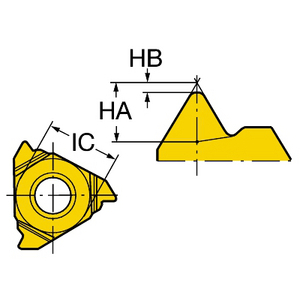 Plaquette T-Max® U-Lock pour le filetage au tour Sandvik Coromant - réf ...