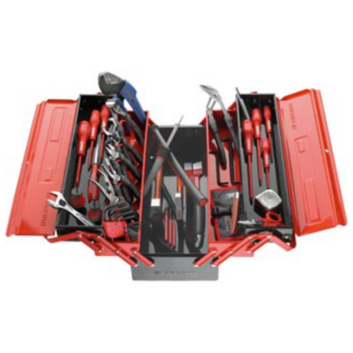 Metric tooling box electrical selection of 50 tools Facom - ref. 2050.E15 - RUBIX UK