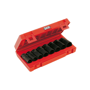 Coffret De 8 Douilles Chocs 3/4" De 24 A 36 Mm SAM - réf. 19160 - Rubix