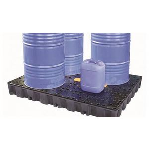 Bac LABO MODULAIRE PE 120 avec caillebotis PE Cemo - réf. 10891 - Rubix