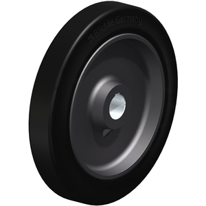 Schwerlast-Antriebsrad mit Nabennut, mit Elastik-Vollgummireifen, mit ...