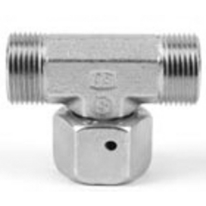 Té femelle orientable DIN pour tube de 10 mm (500 bar) Parker Ermeto - réf. ET10LOMDCF - Rubix