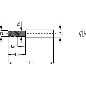 Hardmetalen micrograin bur - Korte serie - Centrisch snijden - Offset ...