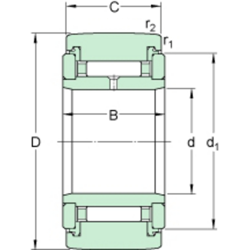Support rollers (Yoke-type track rollers) SKF - ref. NATR 5 PPA - RUBIX UK