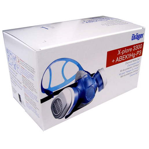 Kit X-plore 3300 chimie A1B1E1K1 Hg-P3 Dräger - réf. R57794 - Rubix